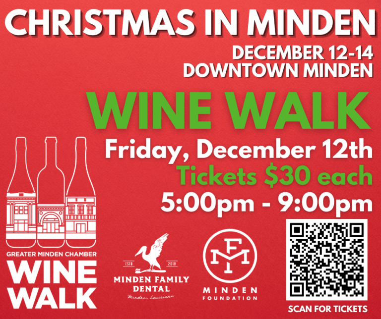 3rd Annual Downtown Minden Wine Walk – Greater Minden Chamber